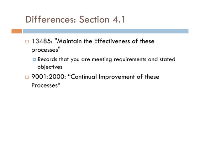 Differences Between ISO 13485 and ISO 9001 | PDF | Business | Business ...