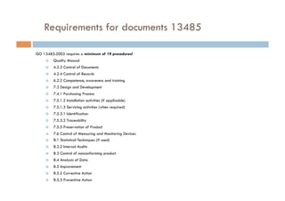 Differences Between ISO 13485 and ISO 9001 | PDF