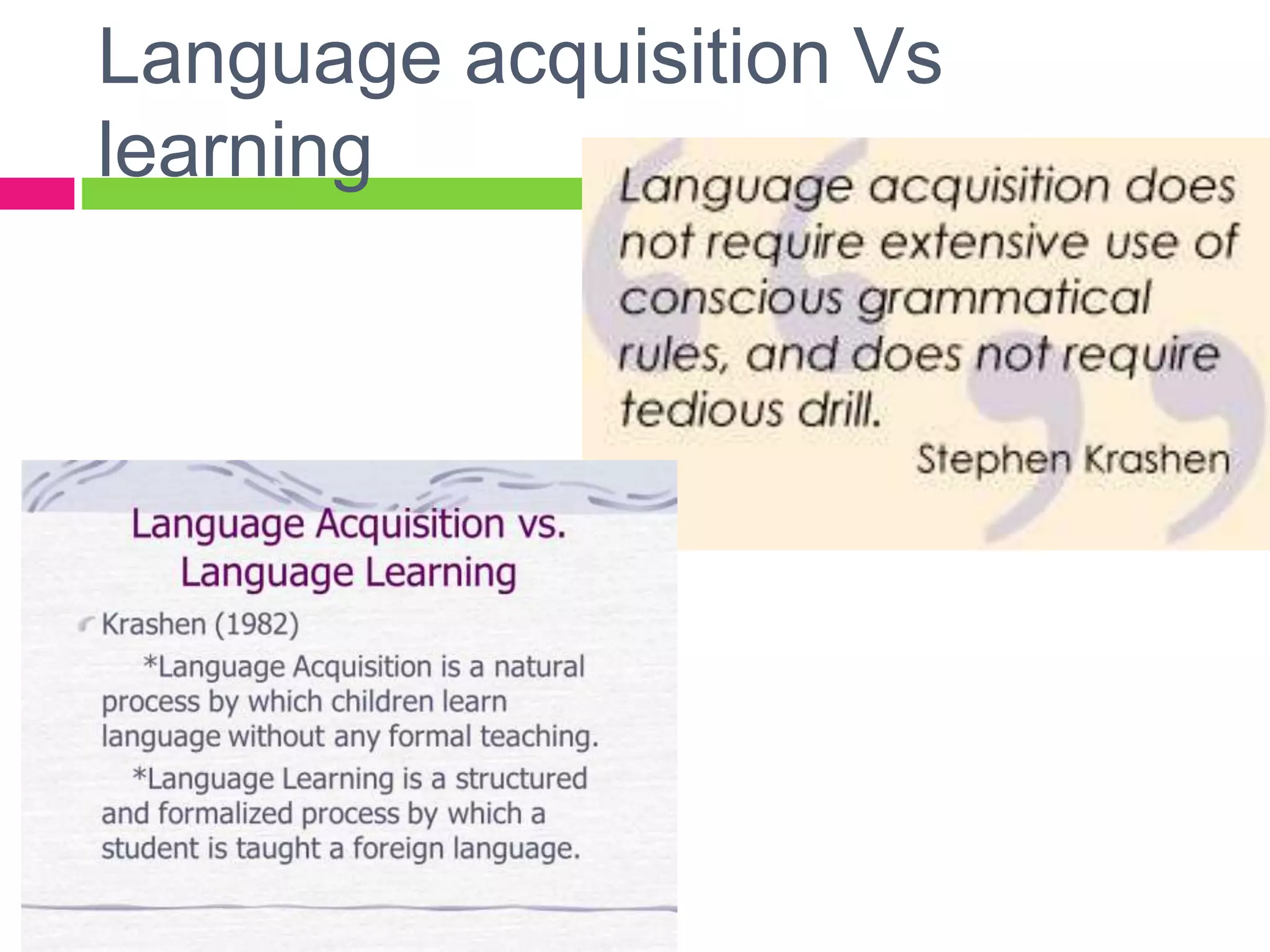 Differences between l1 & l2 learning | PPTX