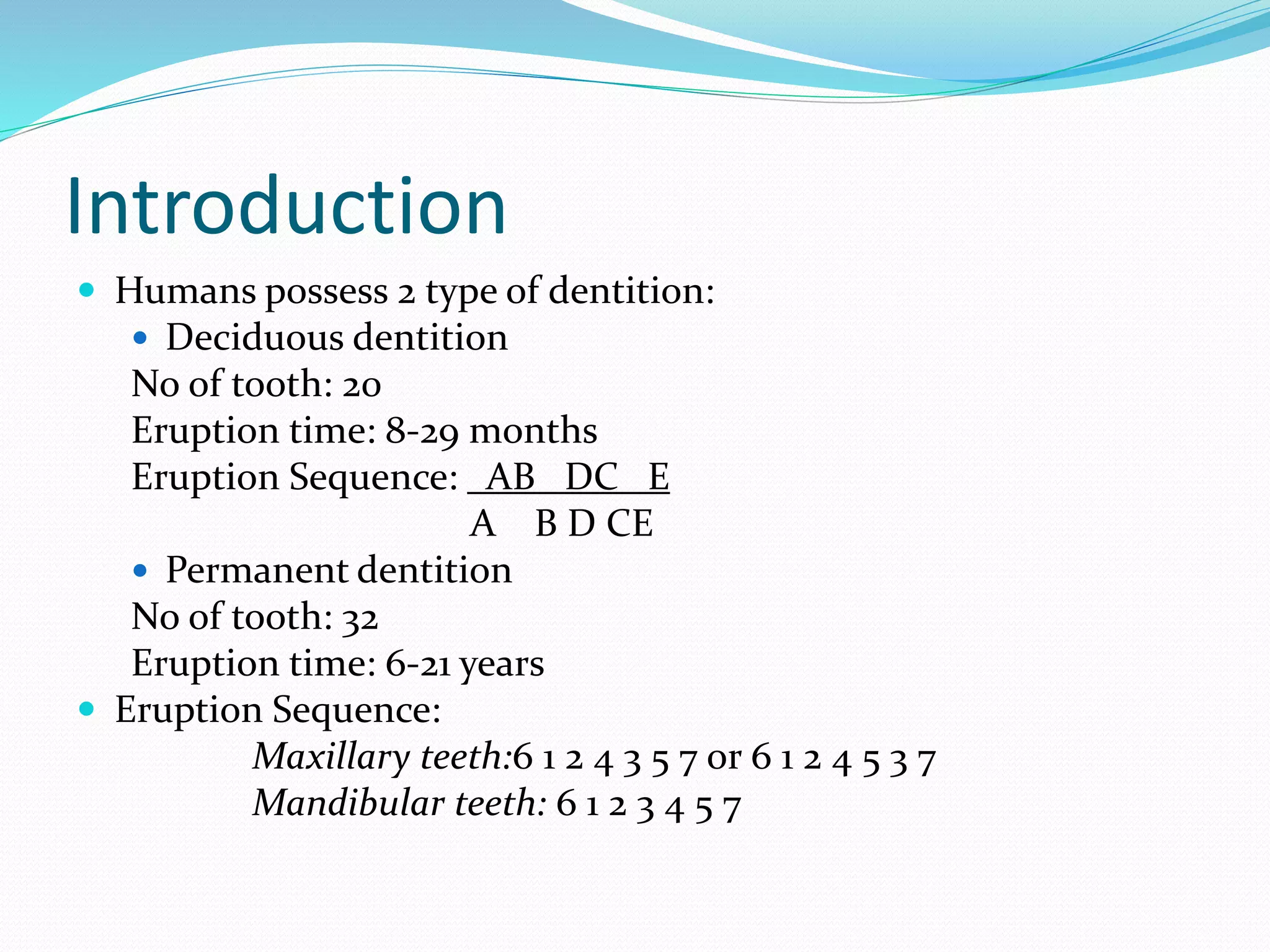 Differences between primary and permanent dentition | PPTX