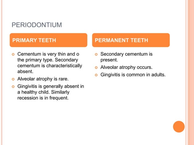 Differences between primary and permanent teeth | PPTX