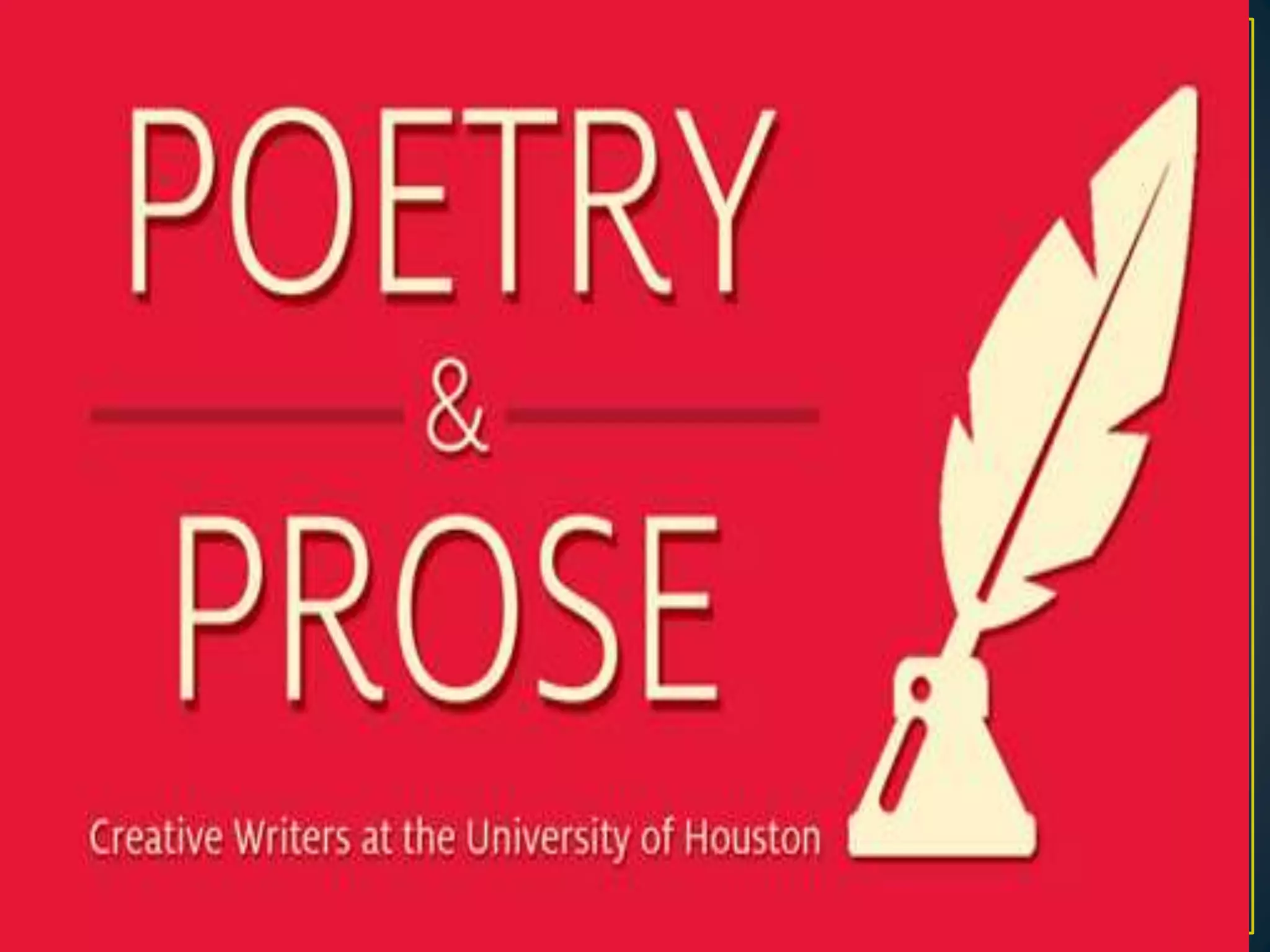 Differences between Prose, Drama and Poetry | PPTX