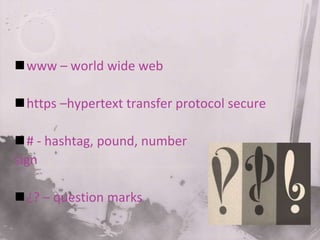 Differences between punctuation marks | PPTX