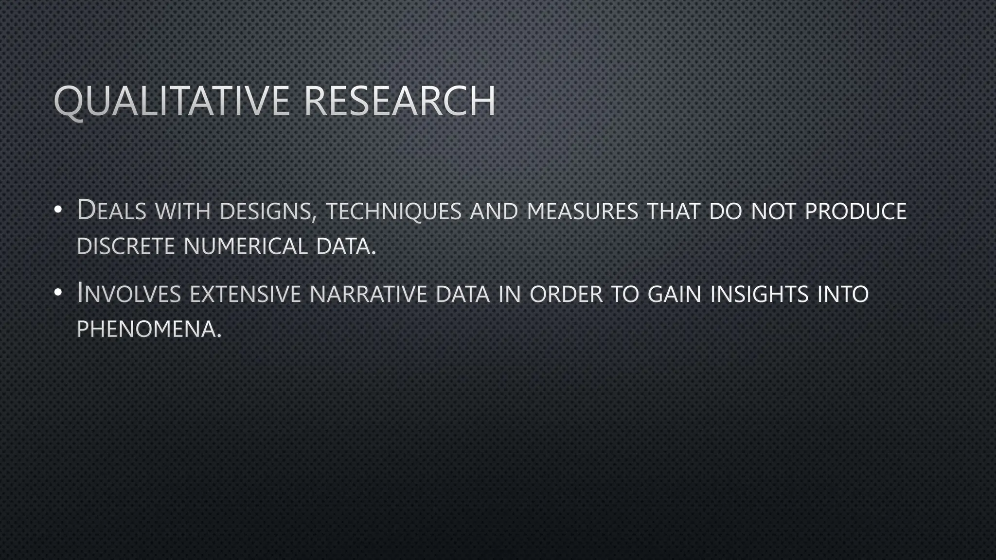 Differences Between Quantitative And Qualitative Resarch Pptx