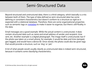 What’s The Difference Between Structured, Semi-Structured And ...