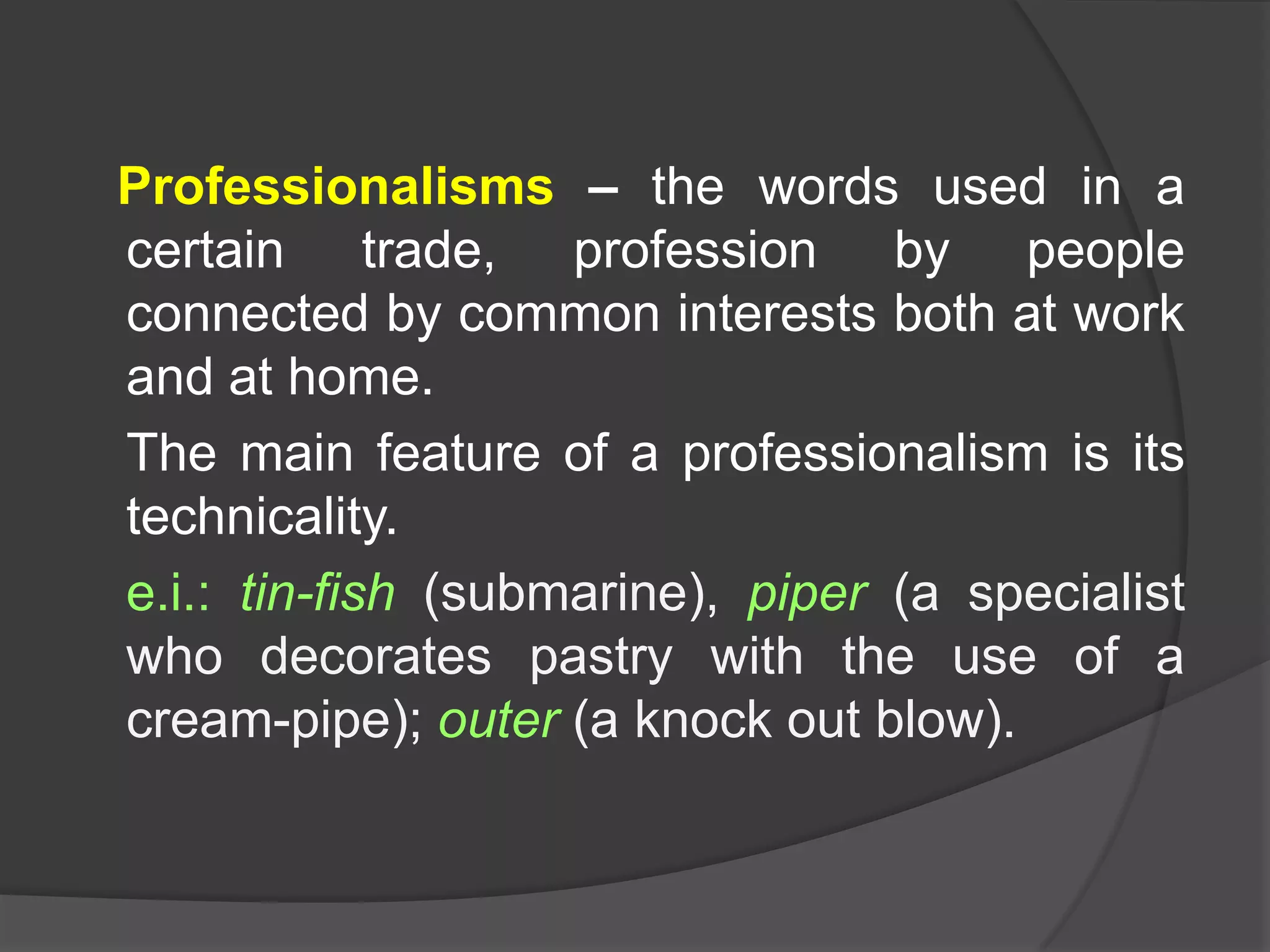 Differences between terms and other words | PPTX