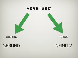 Gerunds and Infinitives: Changes in meaning | KEY