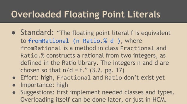 FregeDay: Roadmap for resolving differences between Haskell and Frege ...