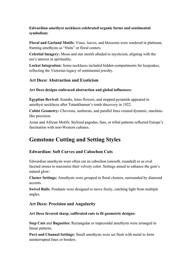 Differences in Amethyst Necklace Designs Edwardian & Art Deco.docx