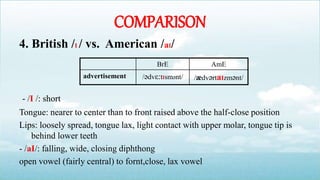 Differences in diphthongs | PPT