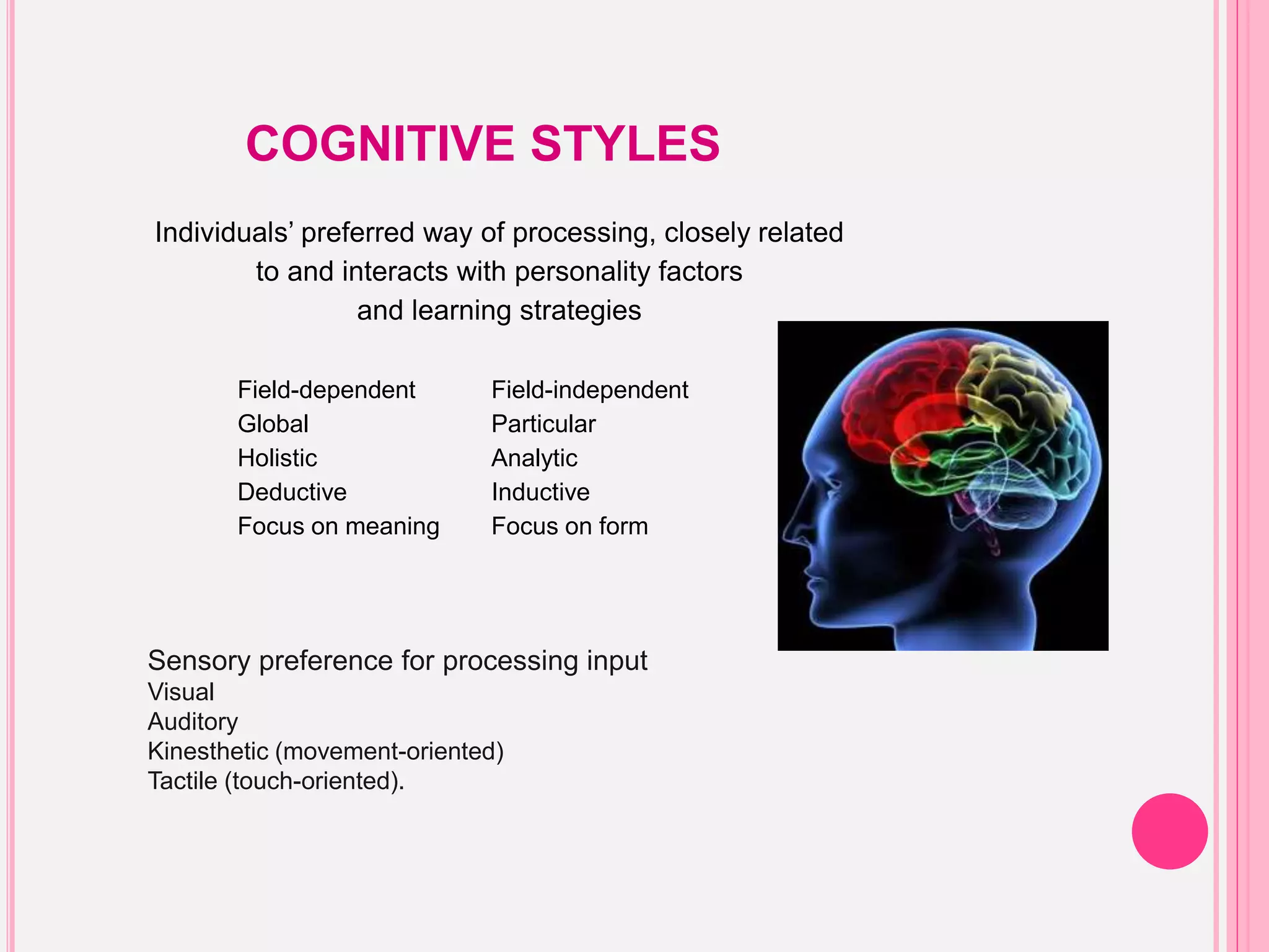 Differences in learners | PPTX