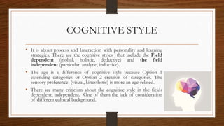 Differences in learners | PPT