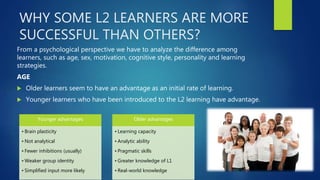 Differences in learners | PPT