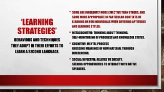 Differences in learners | PPTX