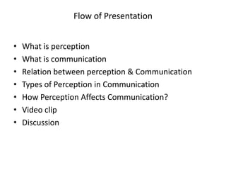 Differences in perception and their effect on business communications ...