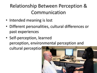 Differences in perception and their effect on business communications ...