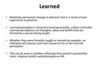Differences in perception and their effect on business communications ...