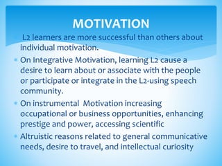 Differences of learners | PPTX | Educational Assessment | Education