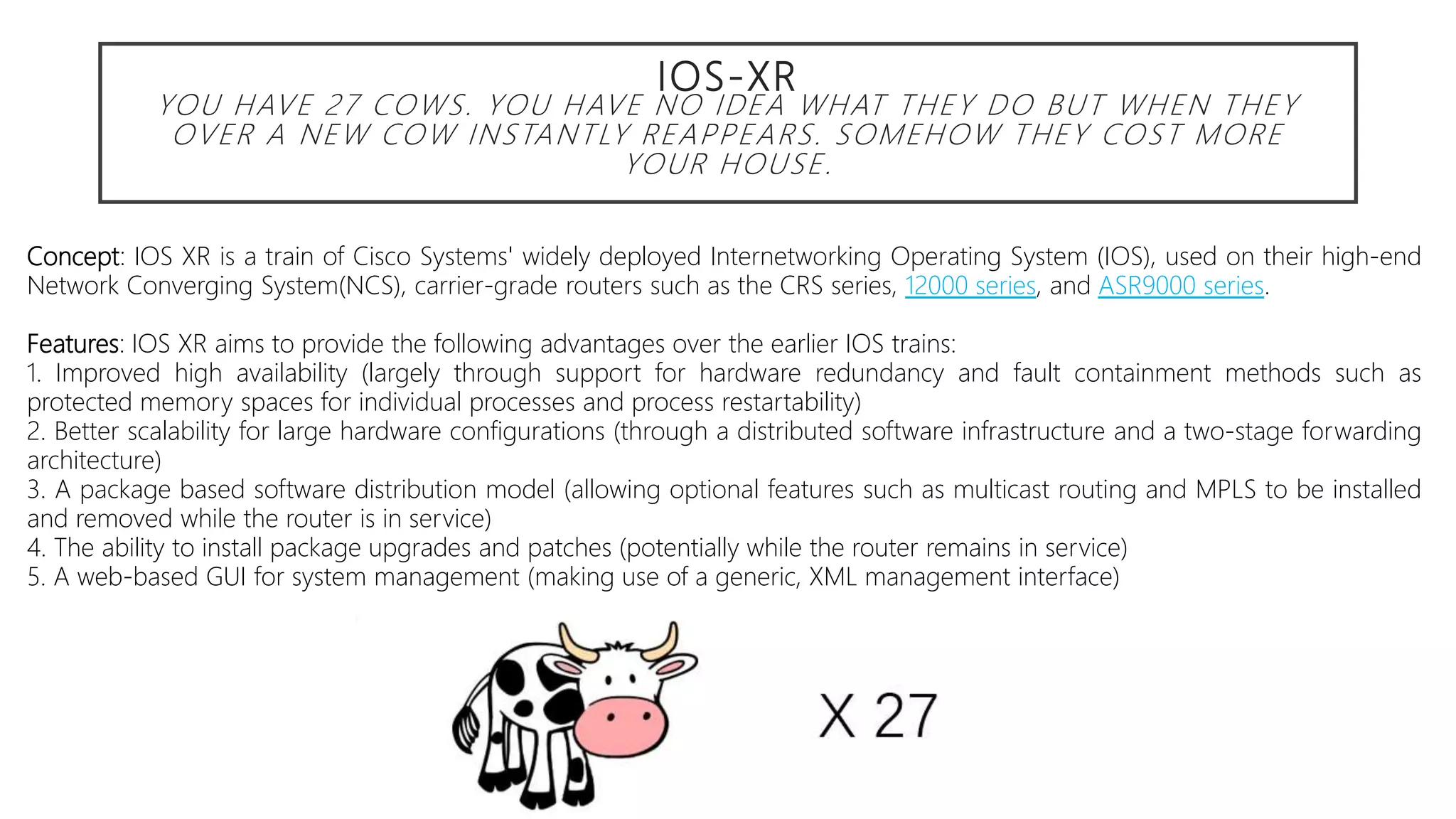 Differences of the Cisco Operating Systems | PPTX