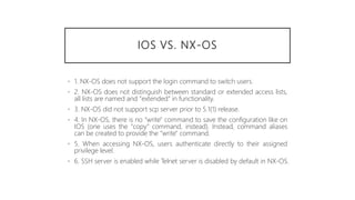 Differences of the Cisco Operating Systems | PPTX