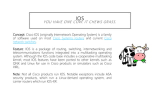 Differences of the Cisco Operating Systems | PPTX
