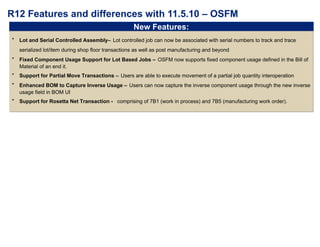 Differences R12 Vs 11i.5.10