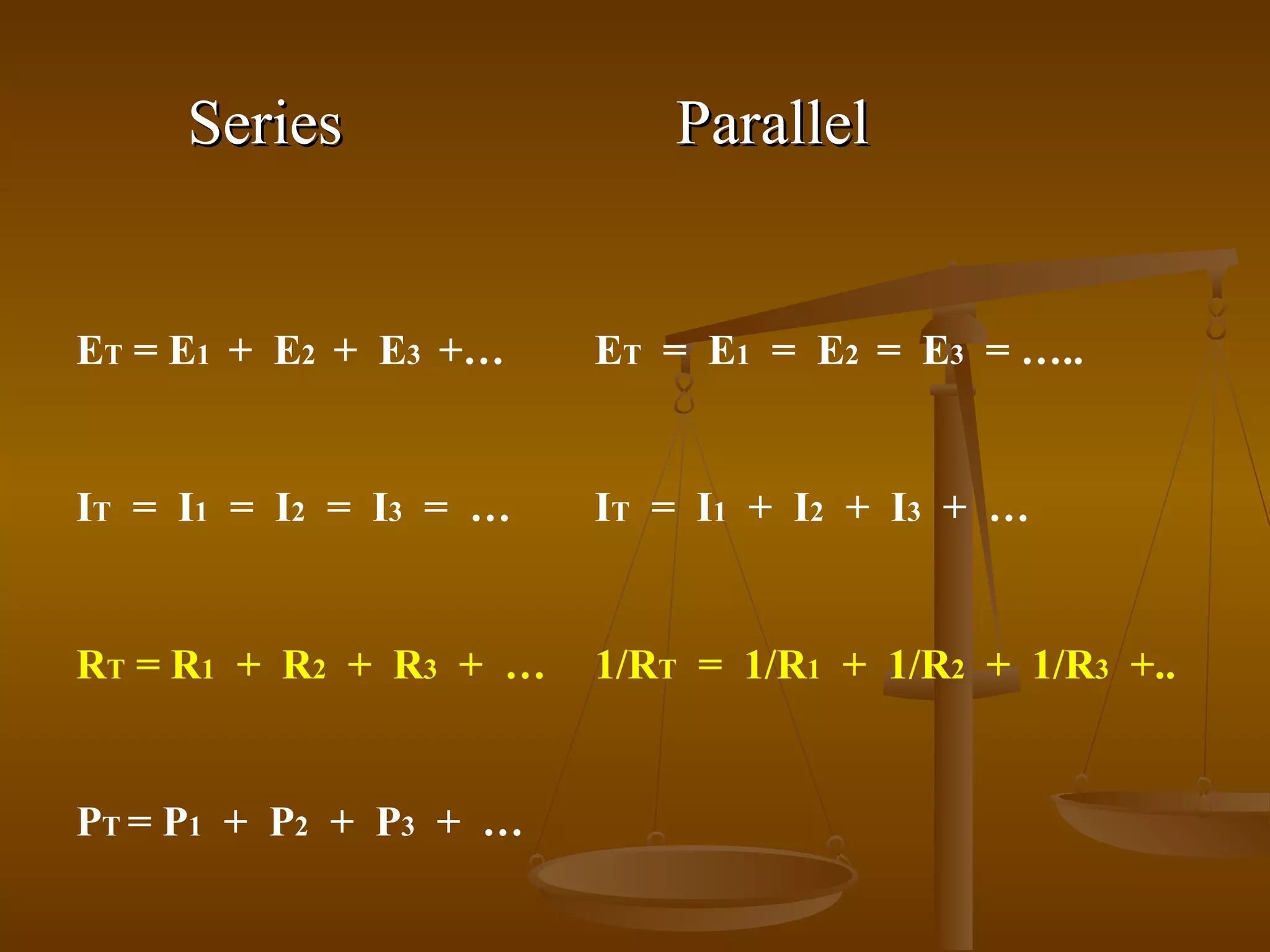 Differences series parallel | PPT