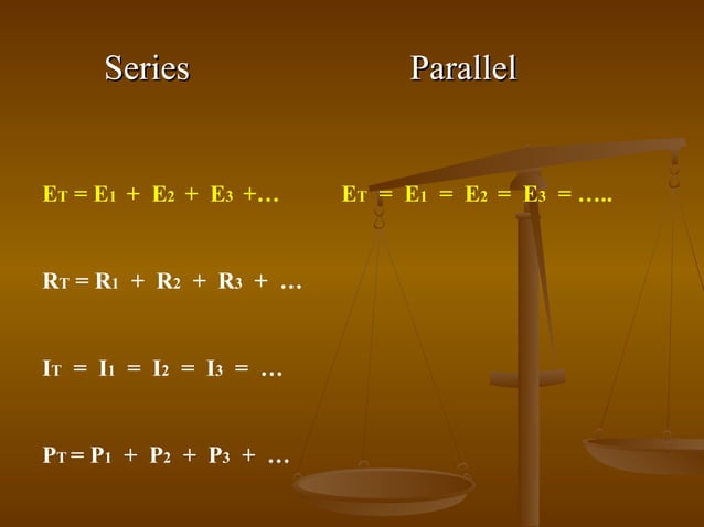 Differences series parallel | PPT