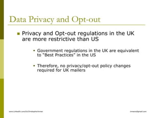 Differences UK vs. US Catalogue Markets (UK version) | PPT