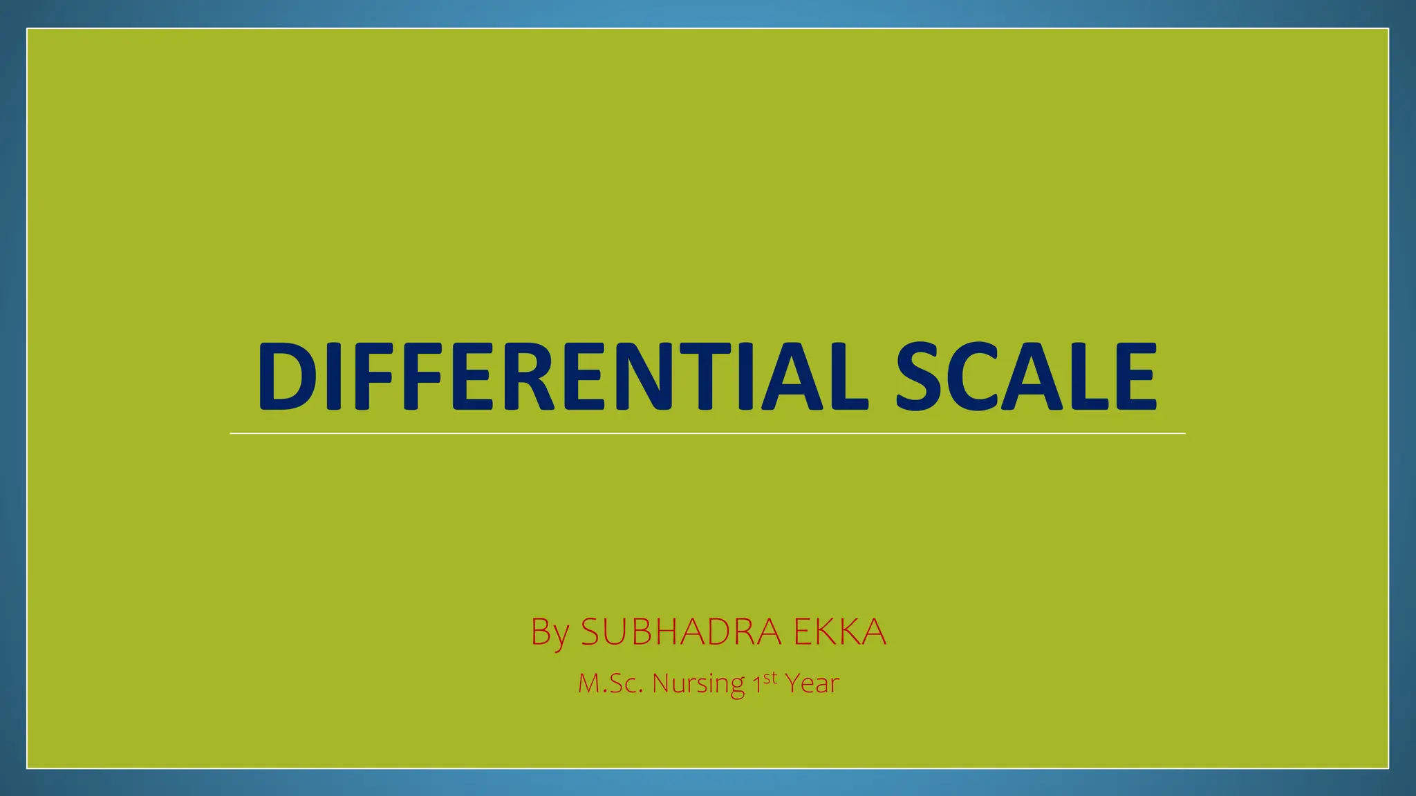 differencial scale SE.pptx