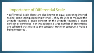 differencial scale SE.pptx | Business | Business and Finance