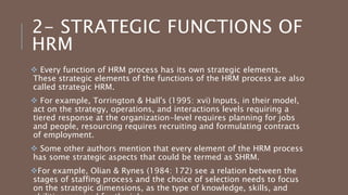 Differening approaches to strategic human resource management | PPTX
