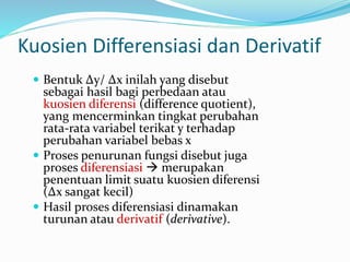 Differensial fungsi sederhana | PPTX