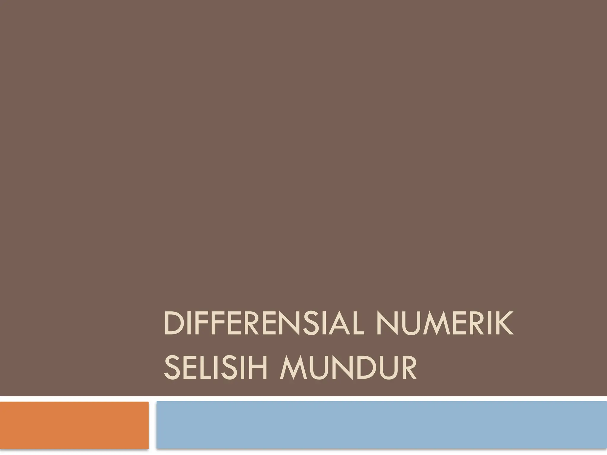 Differensial Numerik Selisih Mundur.pptx