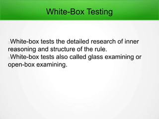Different techniques-of-software-testing | PPTX