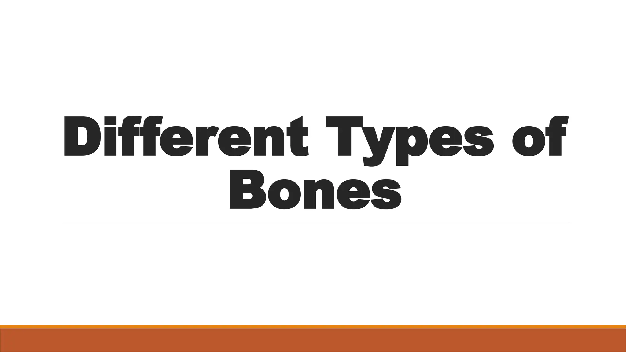 Different-Types-of-Bones basis ofstudent | PPTX