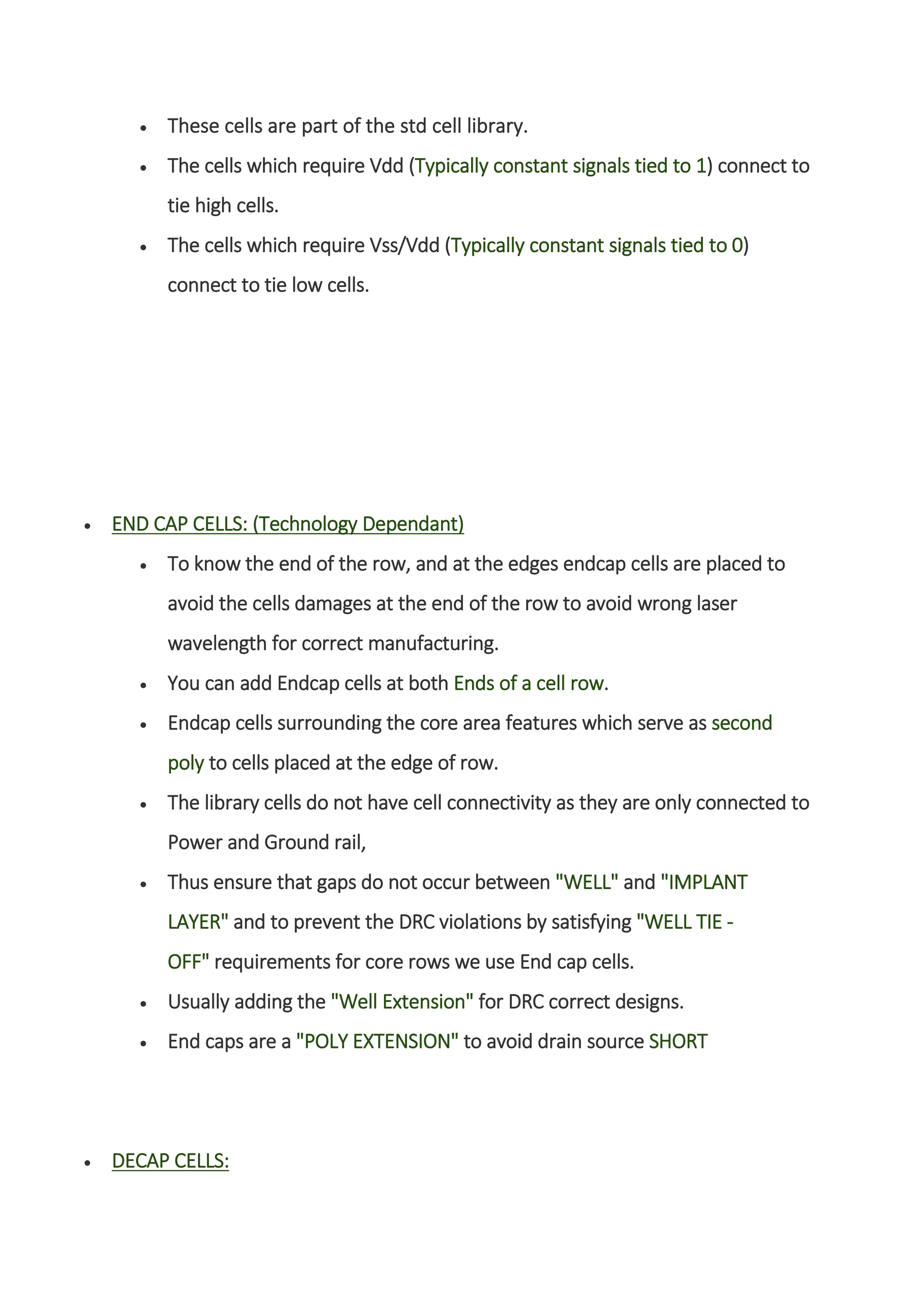 Different Types Of Cells, Types of Standard Cells | PDF