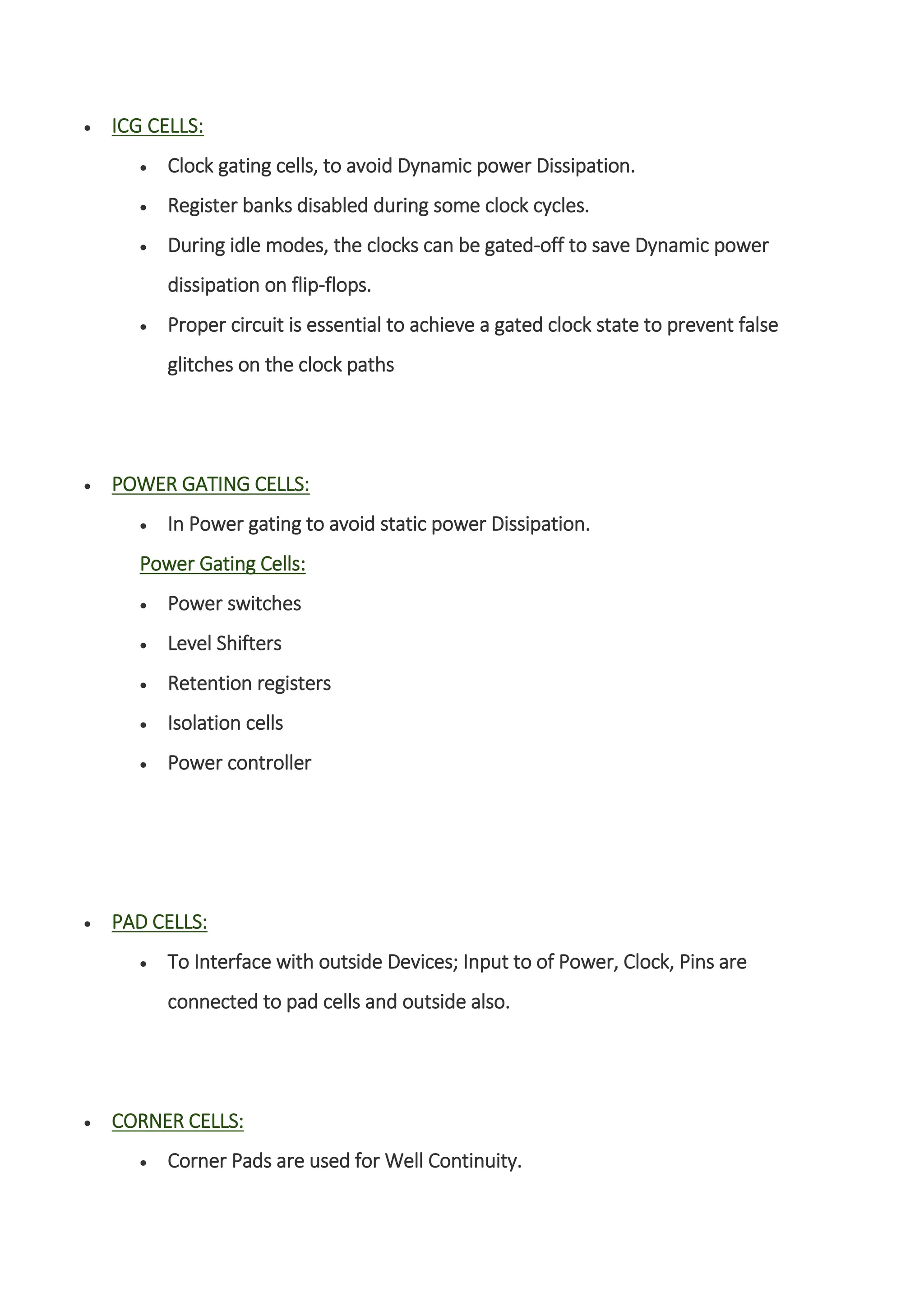Different Types Of Cells, Types of Standard Cells | PDF