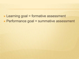 Different Types Of Goals | PPTX