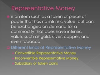 Different types-of-money-risha-mhae | PPTX