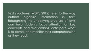 Different-Types-of-Text-Structures Grade 7 | PPTX