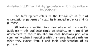 Different Academic Texts.pptx
