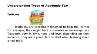 Different Academic Texts.pptx