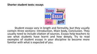 Different Academic Texts.pptx