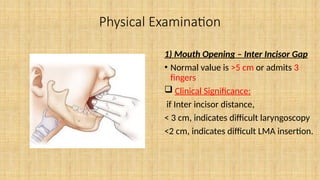 Different Airway Indices & implication for Prediction Of Difficult ...
