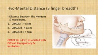 Different Airway Indices & implication for Prediction Of Difficult ...