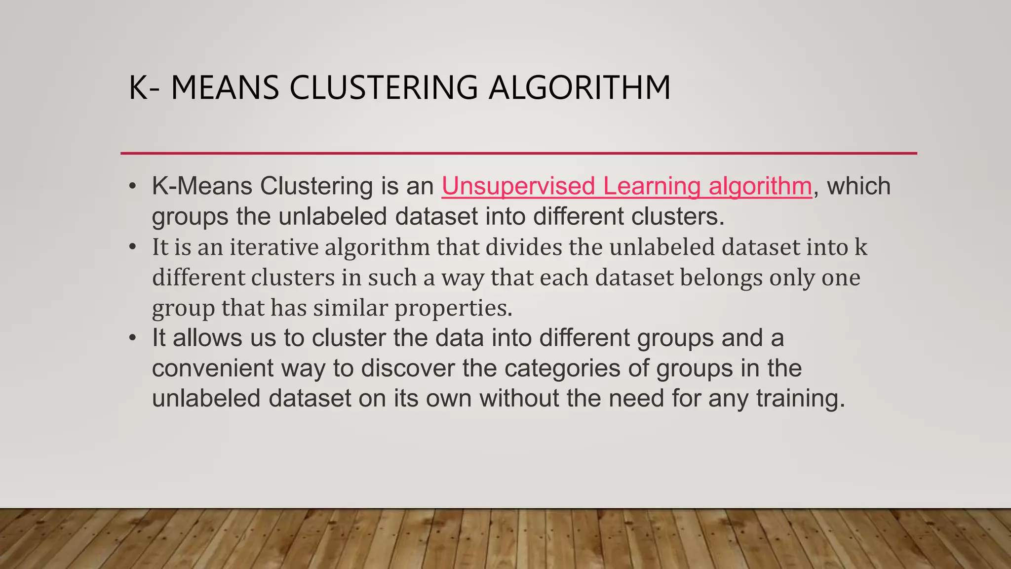 Different Algorithms used in classification [Auto-saved].pptx