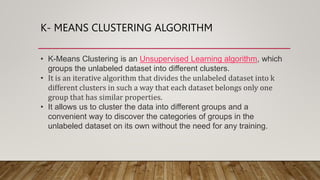 Different Algorithms used in classification [Auto-saved].pptx