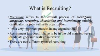 Recruitment article and posts | PPT