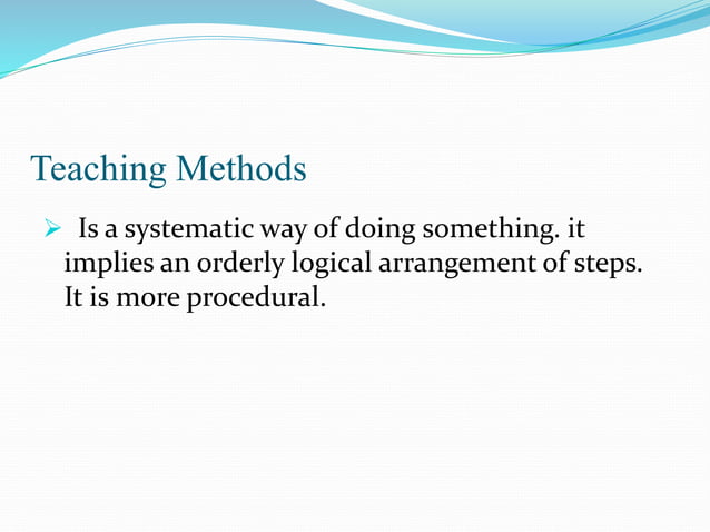 Different approaches and methods | PPTX